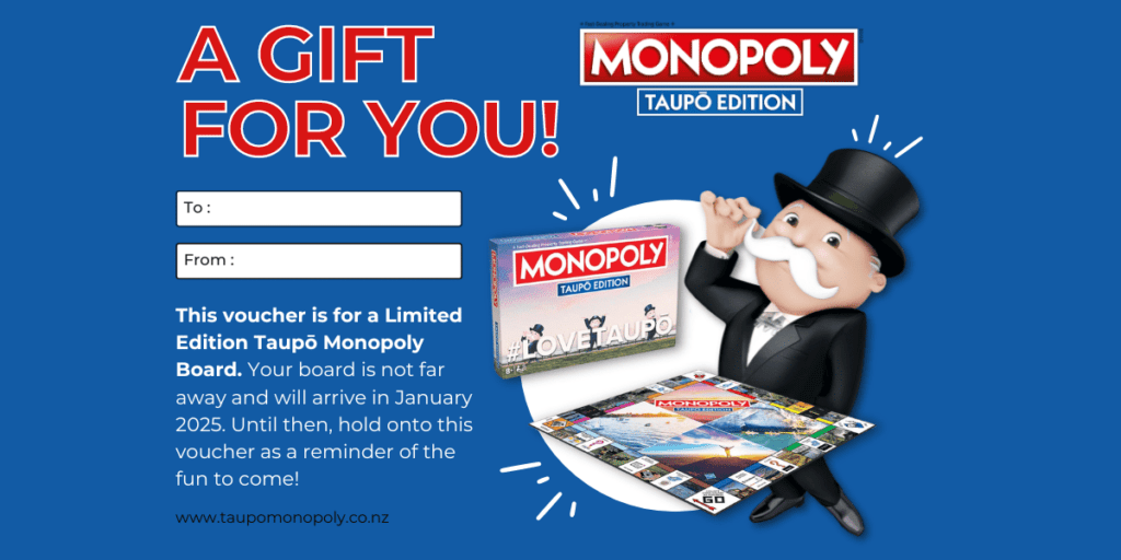 Taupō Monopoly In Stock! | Taupō Monopoly
